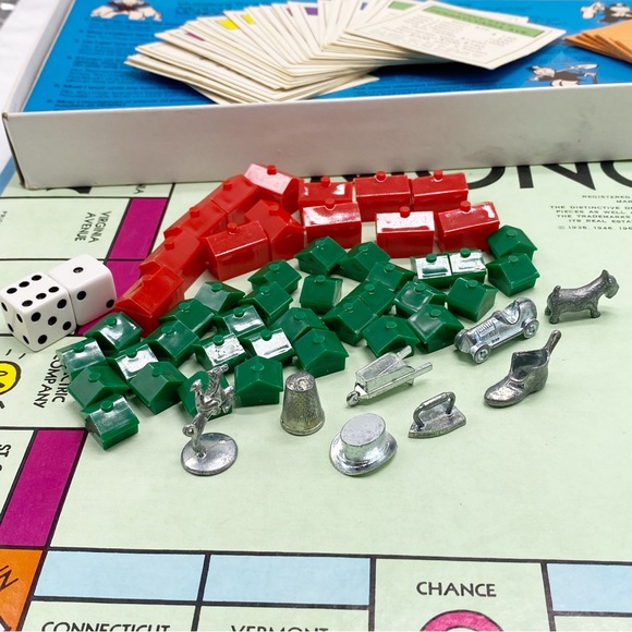 Parker Brothers | Games | Vintage 978 Parker Bros Monopoly Board Game ...
